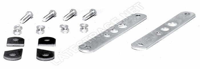 POLISHED STAINLESS STEEL SPRING PLATE RETAINERS / SET - Dan's ...