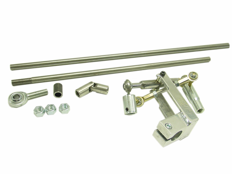 JAMAR MID ENGINE SHIFTER LINKAGE KIT / POLISHED - Dan's Performance Parts