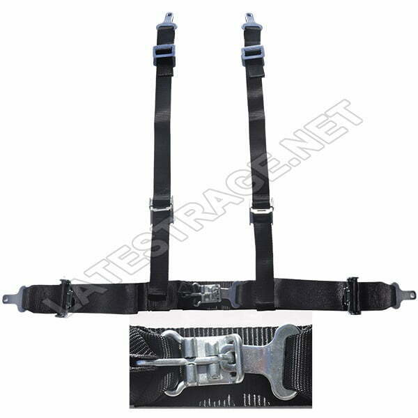 SEAT BELT 4 POINT RESTRAINT / QUICK LATCH / 3 X 2 / SEWN SHOULDER STRAP ...